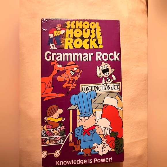 Scholastic Rock | Media | Newsealed Schoolhouse Rock Grammar Rock Vhs ...
